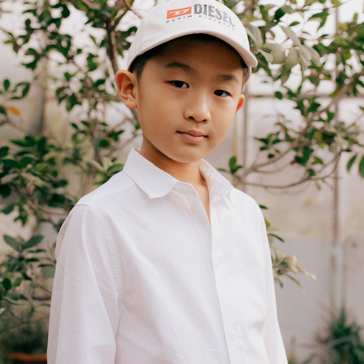 DIESEL boy's branded poplin shirt | BRAVE KID